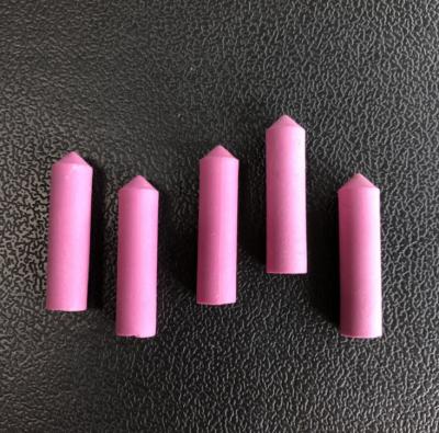 China 95% Alumina Ceramic Rod 3.6 g/cm³ Pink Al2O3 Aluminum Oxide High Density for sale