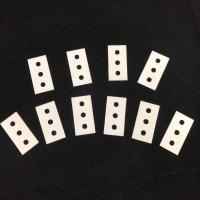 China 3 Hole Zirconia Ceramic Blade 5.6 g/cm³ Density Paper Cutting Slitter for sale