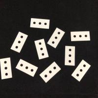 China 3 Hole Zirconia Ceramic Blade 5.6 g/cm³ Density Paper Cutting Slitter for sale