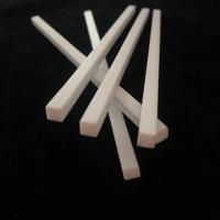 China Square 95% Alumina Ceramic Rod Bar 20 W/mK Thermal Conductivity 300 MPa Flexural Strength for sale