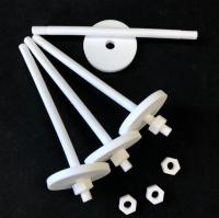 China 95% Al2o3 Ceramic Substrate Washers High Temperature Resistanc Ceramic Coated Screws for sale