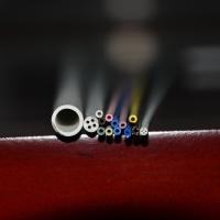China 75% Alumina Thermocouple Protection Tube HID Light Ceramic Tube 1400C Furnace for sale
