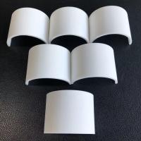 China Curved 95% Alumina Ceramic Substrate 1500C Heat Resistance Insulation High Strength for sale