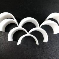 China Curved 95% Alumina Ceramic Substrate 1500C Heat Resistance Insulation High Strength for sale