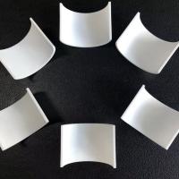 China Curved 95% Alumina Ceramic Substrate 1500C Heat Resistance Insulation High Strength for sale