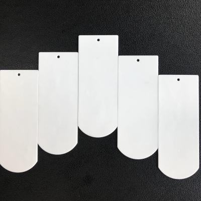 China 95% High Purity Alumina Ceramic Bookmark Card Customizable Pattern ODM Size for sale