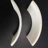 China 95% Alumina Curved Ceramic Plate Heat Resistant 1500C Insulation Board Guard for sale