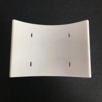 China 95% Alumina Curved Ceramic Plate Heat Resistant 1500C Insulation Board Guard for sale