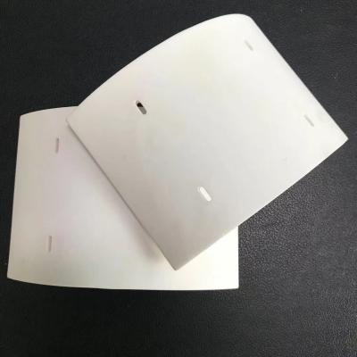 China 95% Alumina Curved Ceramic Plate Heat Resistant 1500C Insulation Board Guard for sale