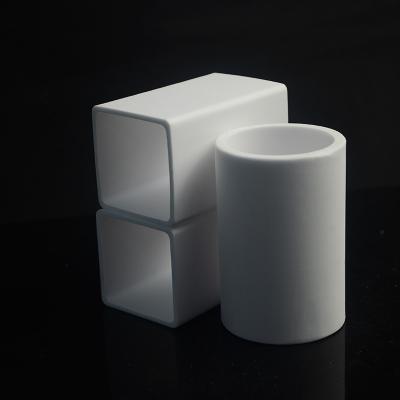 China Square 95 High Alumina Ceramic Tube Insulating Industrial Ceramic Sleeve 3.6 g/cm³ 300 MPa for sale
