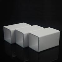 China Square 95 High Alumina Ceramic Tube Insulating Industrial Ceramic Sleeve 3.6 g/cm³ 300 MPa for sale
