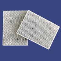 China Cordierite Honeycomb Ceramic Burner Plate 1400C for BBQ Heater Gas Saving Infrared for sale