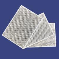 China Cordierite Honeycomb Ceramic Burner Plate 1400C for BBQ Heater Gas Saving Infrared for sale