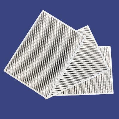 China Cordierite Honeycomb Ceramic Burner Plate 1400C for BBQ Heater Gas Saving Infrared for sale
