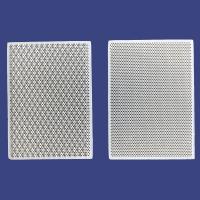 China Cordierite Honeycomb Ceramic Burner Plate 1400C for BBQ Heater Gas Saving Infrared for sale