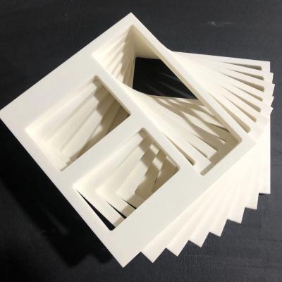 China 99% Alumina Ceramic Plate Hollow Out High Purity Al2O3 Bearing Plate 1700C for sale