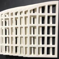 China 99% Alumina Ceramic Plate Hollow Out High Purity Al2O3 Bearing Plate 1700C for sale