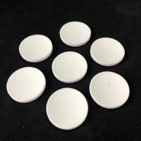 China 95% Alumina Ceramic Curved Plate Heat Resistant Round Substrate 3.6 g/cm³ 300 Mpa for sale