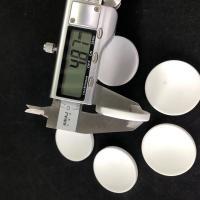 China 95% Alumina Ceramic Curved Plate Heat Resistant Round Substrate 3.6 g/cm³ 300 Mpa for sale