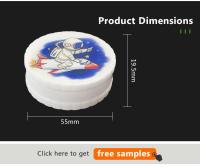 China Zinc Alloy Portable Ceramic Herb Grinder 95% Al2O3 50mm Diameter for sale