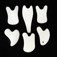 China 95% Alumina Ceramic Gua Sha Massage Tool 1580℃ Sintered Scraping Plate for Health for sale