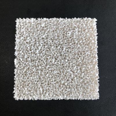 China Alumina Ceramic Foam Filter Plate 95% Al2O3 1400C for Foundry Casting Refractory for sale