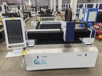 China QH - 3015F Single Platform Sheet Metal Laser Cutting Machine 3000W for sale
