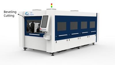 China Beveling Cutting Longitudinal Single Platform Fully Enclosed Sheet Metal Laser Cutter for sale