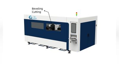 China Beveling Cutting Single Platform Fully Enclosed Sheet Metal Cutting Machine for sale
