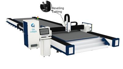China Beveling Cutting Large Format Sheet Metal Laser Cutting Machine 1500W-20KW for sale