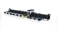 China 3 Chuck Heavy Duty Lathe Tube Metal Laser Cutting Machine Semi Automatic Loading Beveling for sale
