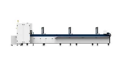 China QH-GA Automatic Obstacle Avoidance Tube Laser Cutting Machine Weldseam Identification Fully-automatic Loading for sale