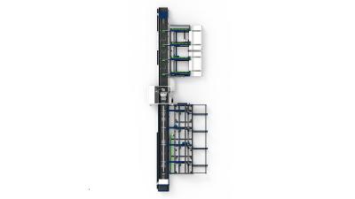 China QH-GC3-S  3 Chucks Tube Cutting Machine Standard Model Horizontally-mounted Lathe Follow-up Support for sale