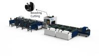 China QH-GC3-S  3 Chucks Tube Cutting Machine Standard Model Horizontally-mounted Lathe Beveling Cutting for sale