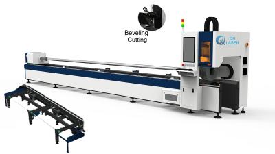 China Horizontally Mounted Lathe Beveling Cutting Tube Metal Laser Cutting Machine 500-3000W for sale