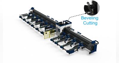 China QH-GC3-H    3-Chuck Heavy Duty Lathe Tube Cutting Machine Side-mounted Beveling Cutting for sale