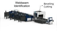 China QH-GC3-S  3 Chucks Tube Cutting Machine Standard Model Weldseam Identification Beveling Cutting for sale