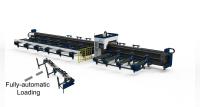 China QH-GC3-S  3 Chucks Tube Cutting Machine Standard Model Side-mounted Lathe Fully-automatic Loading for sale