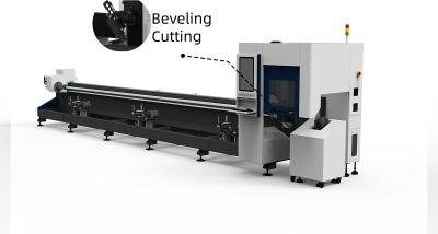 China QH-GA Automatic Obstacle Avoidance Tube Laser Cutting Machine Weldseam Identification Beveling Cutting for sale