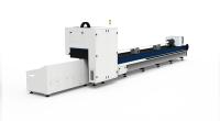 China 1500W-20KW Square Tube Laser Cutting Machine Horizontally Mounted Lathe Follow Up Support for sale