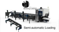 China QH-GZ Zero-tailing Laser Tube Cutting Machine Beveling Cutting Semi-automatic Loading for sale