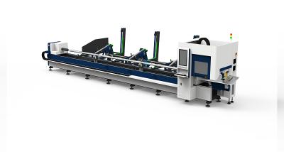 China QH-GZ Zero-tailing Laser Tube Cutting Machine Weldseam Identification Fully-automatic Loading for sale