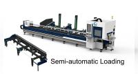 China QH-GZ Zero-tailing Laser Tube Cutting Machine Horizontally-mounted Lathe Semi-automatic Loading for sale