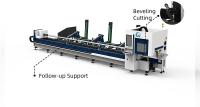 China QH-GZ Zero-tailing Laser Tube Cutting Machine Follow-up Support Beveling Cutting for sale