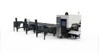 China QH-GZ Zero-tailing Laser Tube Cutting Machine Side-mounted Lathe Fully-automatic Loading for sale