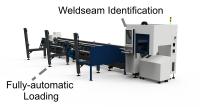 China Weldseam Identification Fully Automatic Loading Metal Tube Laser Cutter Water Cooling for sale