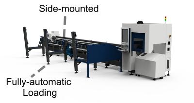 China Side Mounted Lathe Tube Metal Laser Cutting Machine Fully Automatic Loading 1500W-20KW for sale