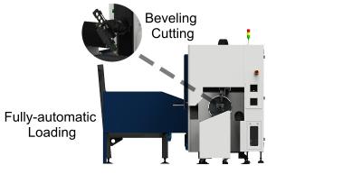 China Side Mounted Lathe Beveling Cutting Fiber Laser Metal Cutting Machine Water Cooling for sale