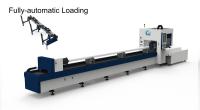 China Horizontally Mounted Lathe Fiber Laser Metal Cutting Machine Fully Automatic Loading for sale