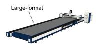 China Custom High Speed Large Format Sheet Metal Laser Cutting Machine 1500W-20KW for sale